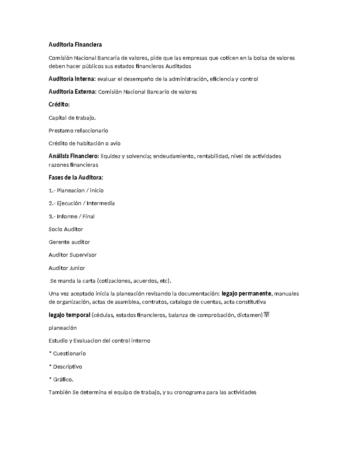 Auditoria Financiera - Ejemplo práctico de ejercicio auditado ...