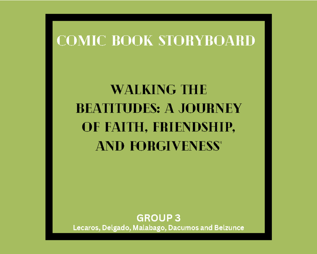 Comic- Strip-1 - Accounting (ACTG 100) - Edit - COMIC BOOK STORYBOARD ...