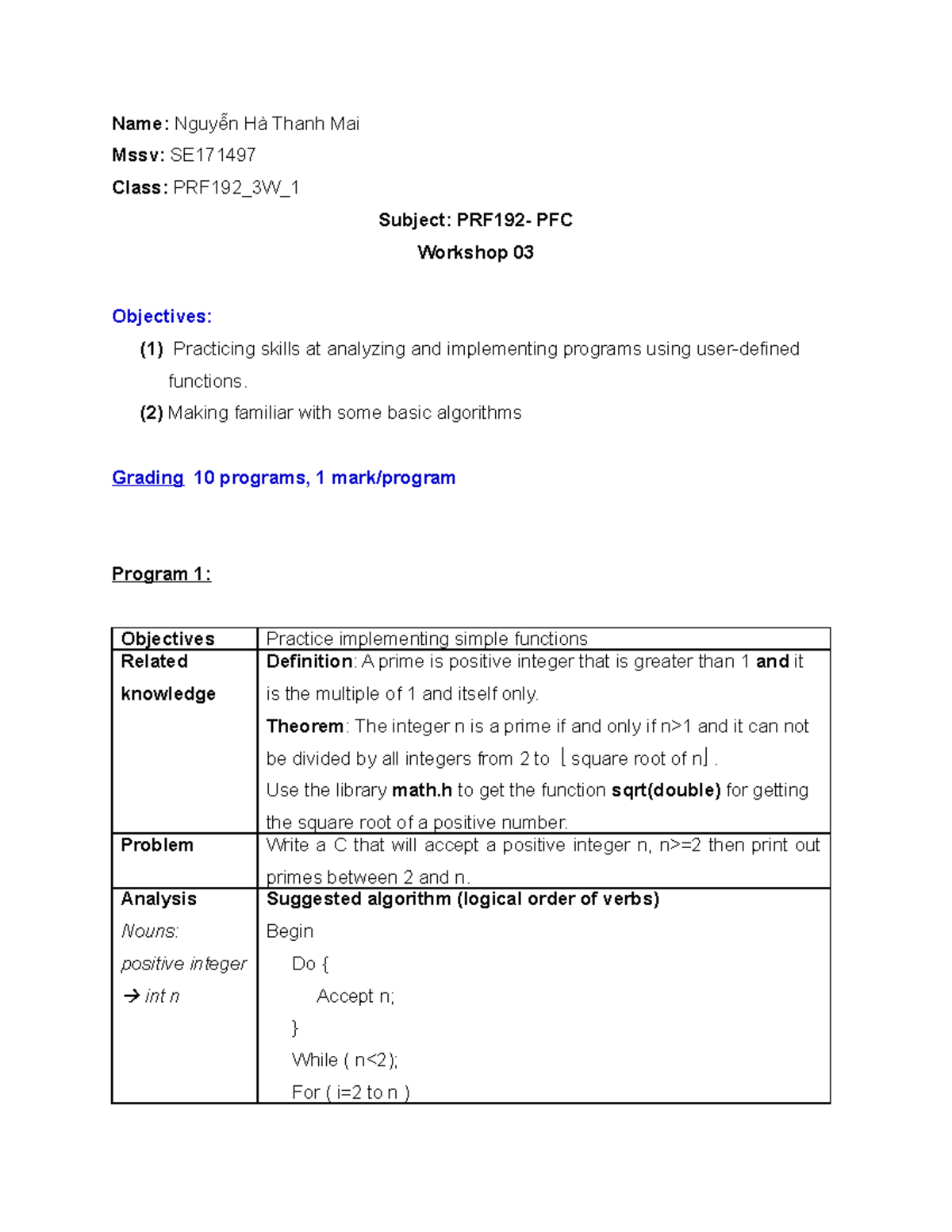 PFC-Workshop 03-2015 - Workshop PRF192 - FPTU HCM Workshop PRF192 - FPTU HCM Workshop PRF192 ...