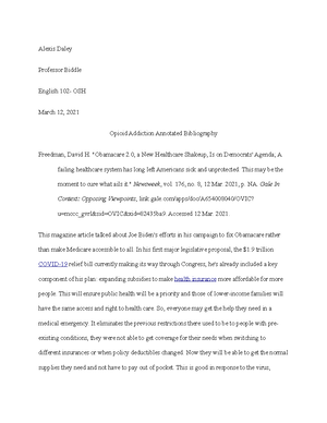 Alexis Daley Full Sentence Outline - Alexis Daley Professor Biddle ENG ...