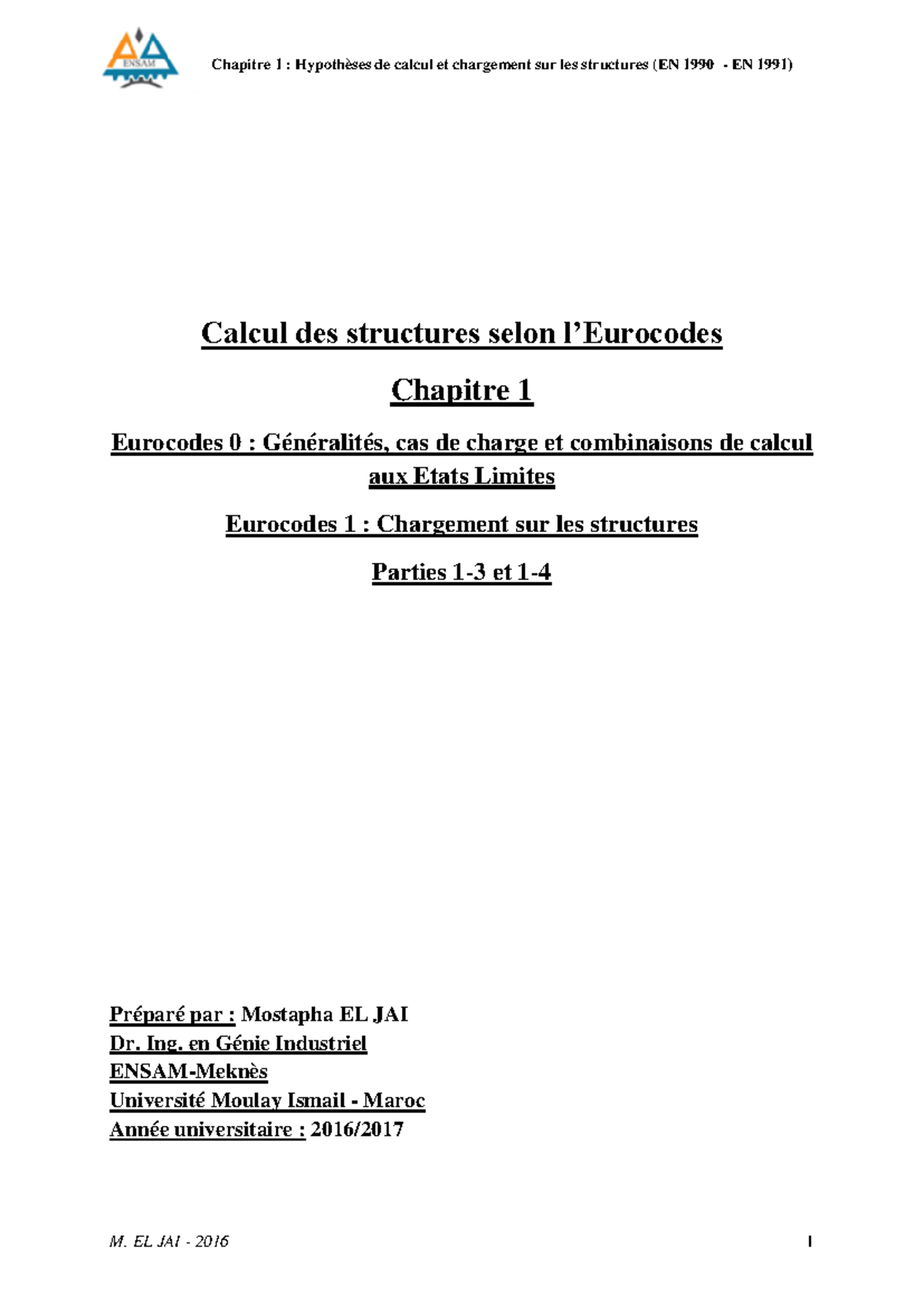 Calcul neige et vent - Calcul des structures selon l’Eurocodes Chapitre ...