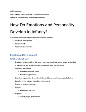 Chapter 3- Prenatal Development - Child Psychology Chapter 3: Prenatal ...