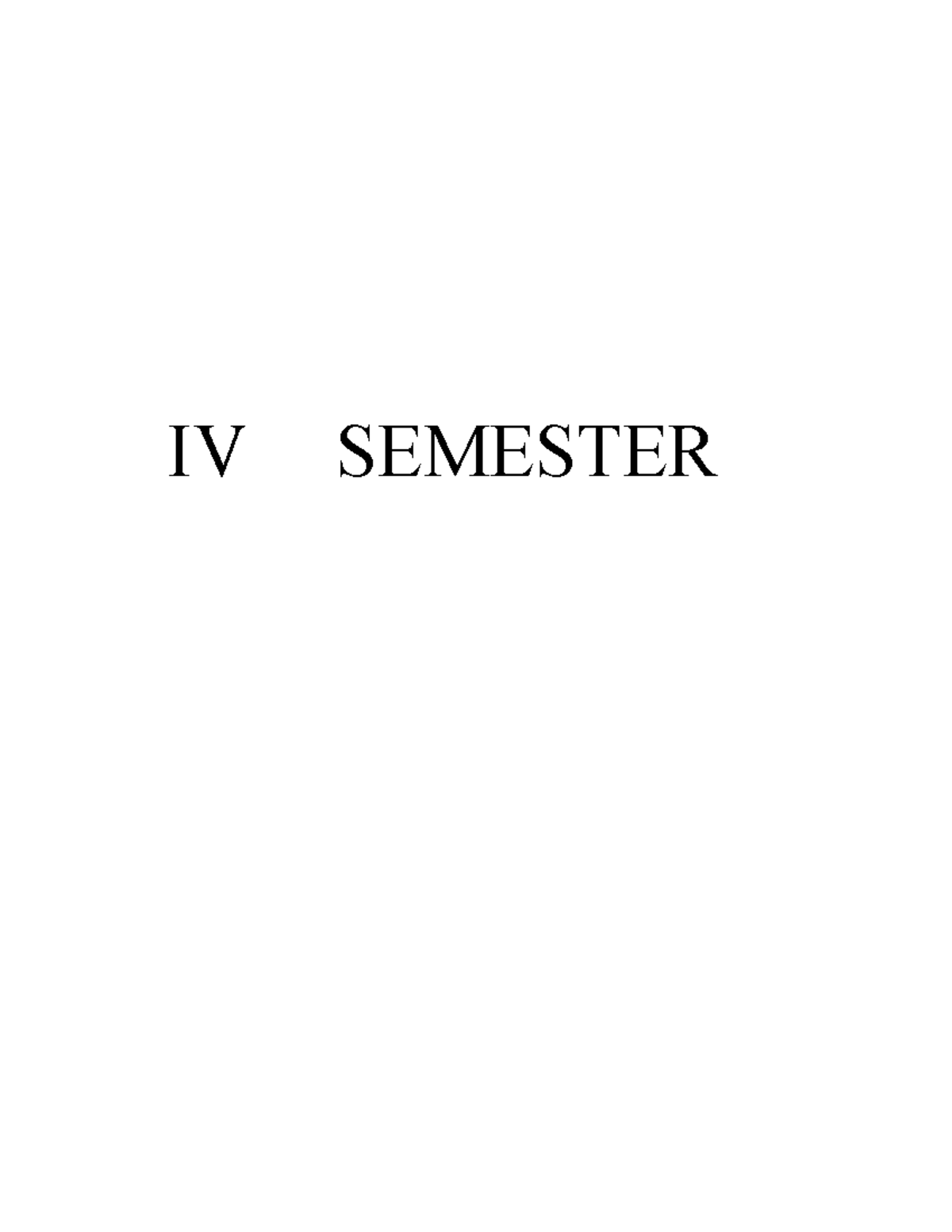 4th sem - syllabus - IV SEMESTER MTH 214 Engineering Mathematics IV (3 ...