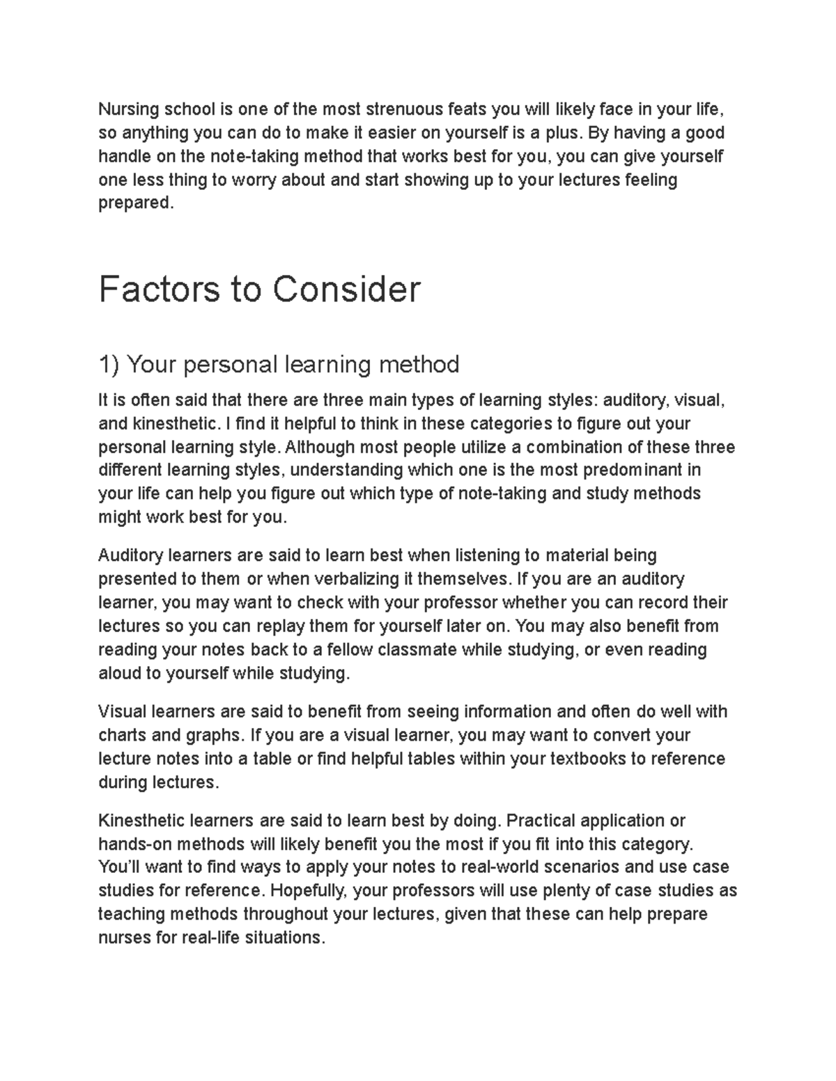 Med notes 2 - Nursing school is one of the most strenuous feats you ...