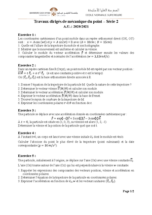TD1 - Informatique 4 - Module : Réseaux Informatique Filière : SMI-­‐ Prof: R HANNANE Université ...