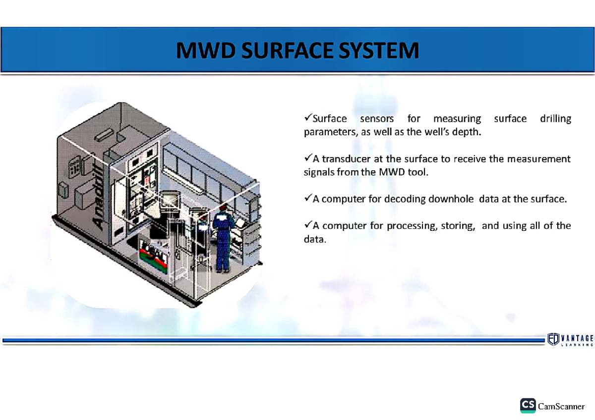 P8 - MWD SURFACE SYSTEM MWD SCREEN MUD PULSE TELEMETRY ELECTROMAGNETIC TELEMETRY LOGGING - Studocu