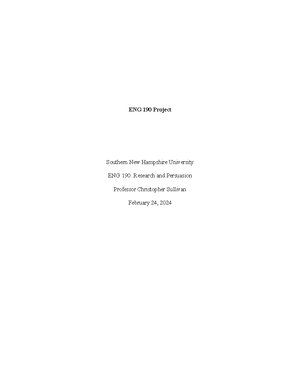 ENG-190moduleoneassignment - Module One Assignment Select a category in ...