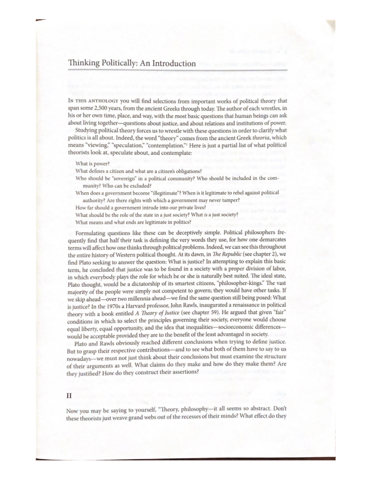 Thinking Politically An Introduction - POSC-219 - Studocu