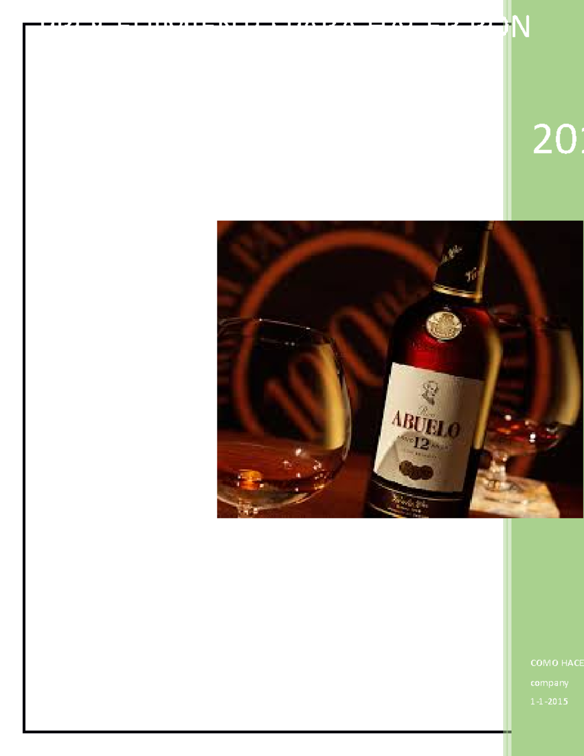 COMO Hacer RON - 2015 COMO HACE company 1-1- PROCEDIMIENTO PARA HACER ...