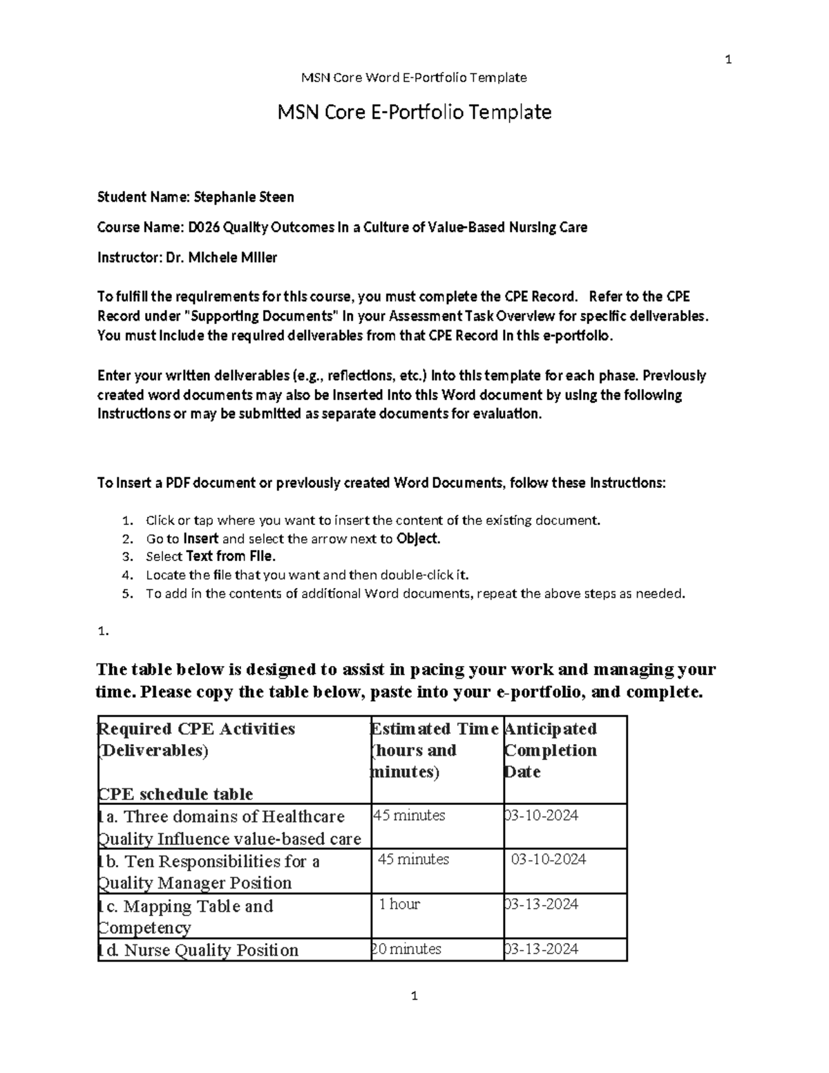 Msn core word e-portfolio tempate.docx (2) D026 031624 Stephanie Steen ...