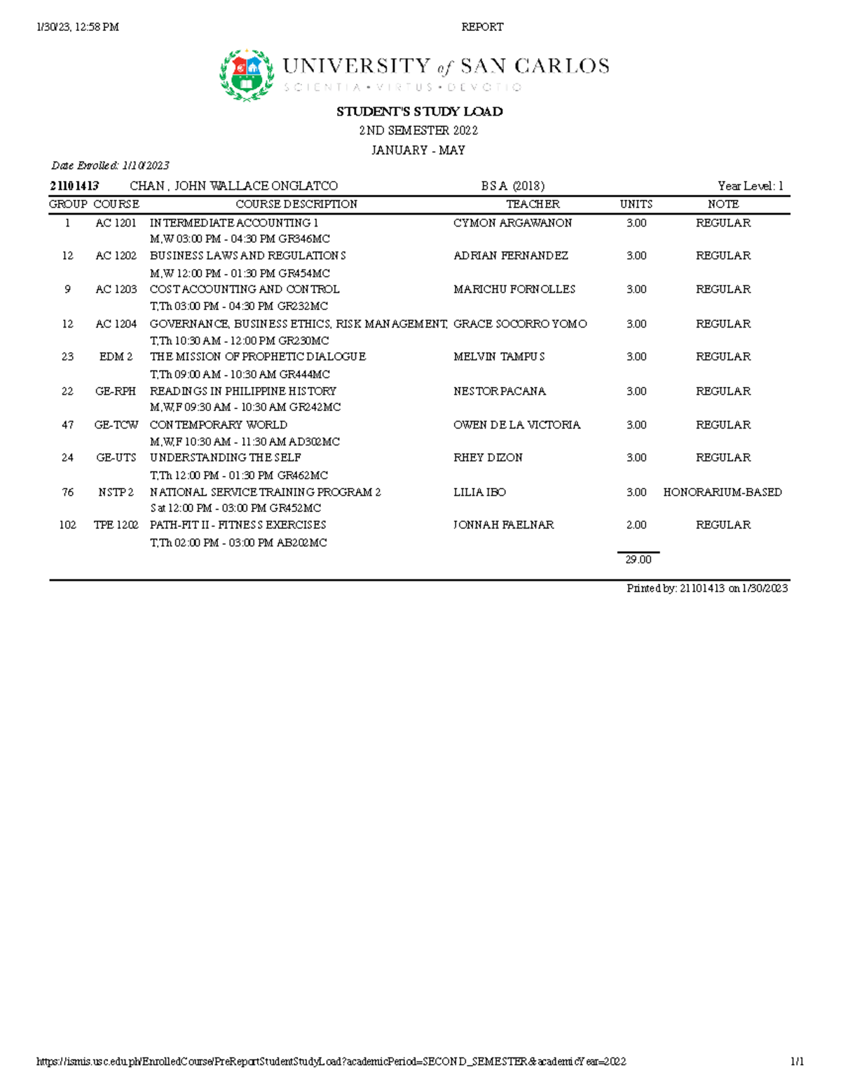 Report - jkds - 1/30/23, 12:58 PM REPORT - Studocu