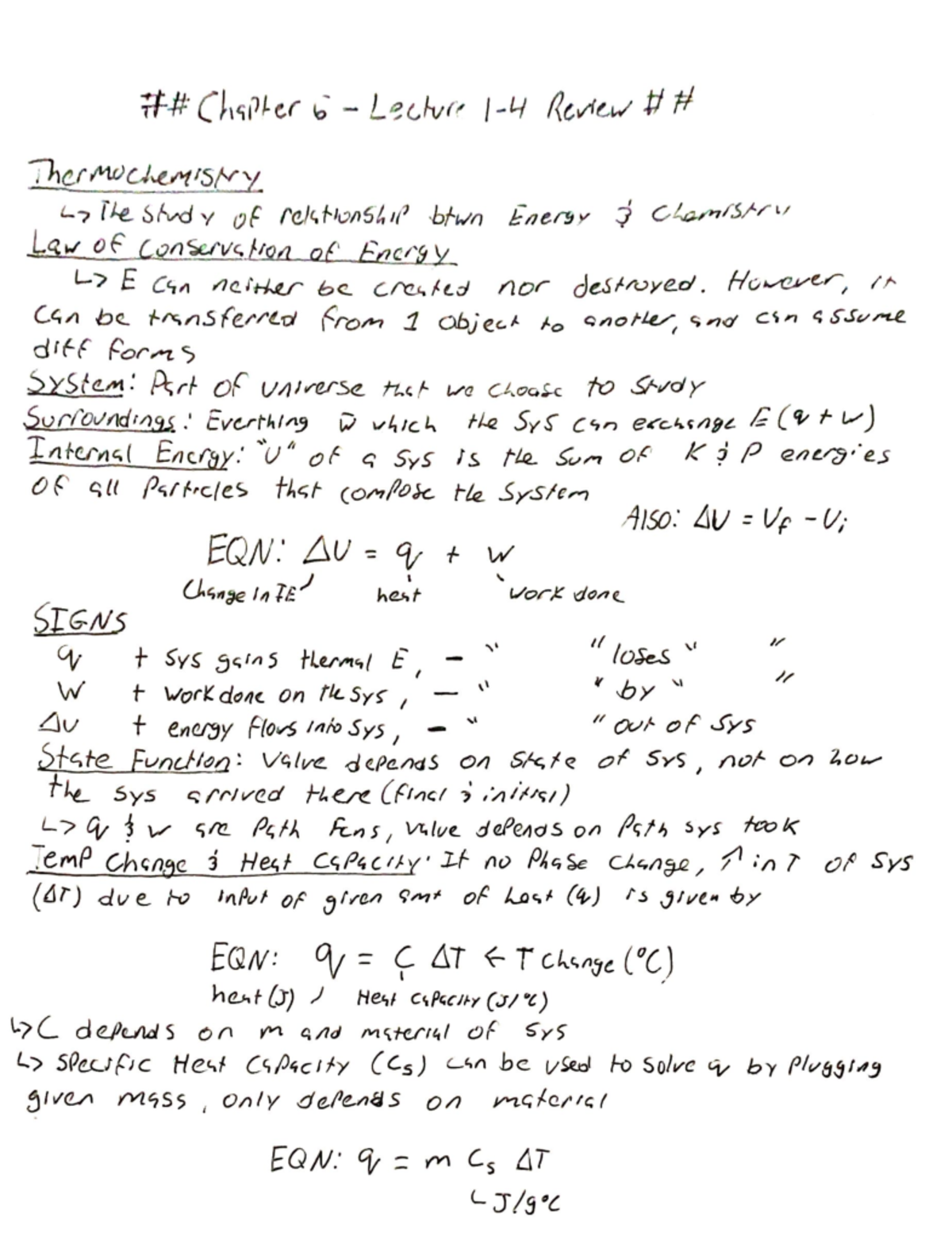 Chapter 6 - Lecture 1-4 Review - Chapter 6 - Lecture 1-4 Review ...