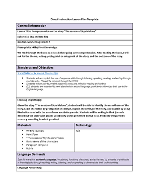 C 572 Task 1 - Student scenarios - C 572: Task 1 Harmony Wedin A. Sarah ...