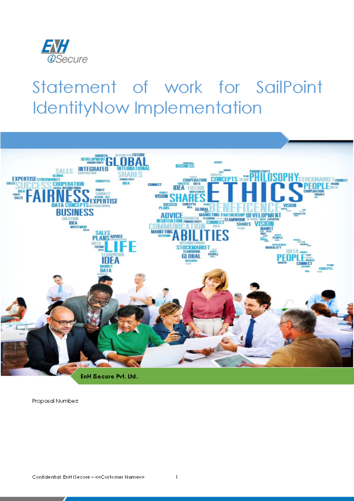 ENH i Secure Sail Point Identity Now Statement Of Work - Statement of ...