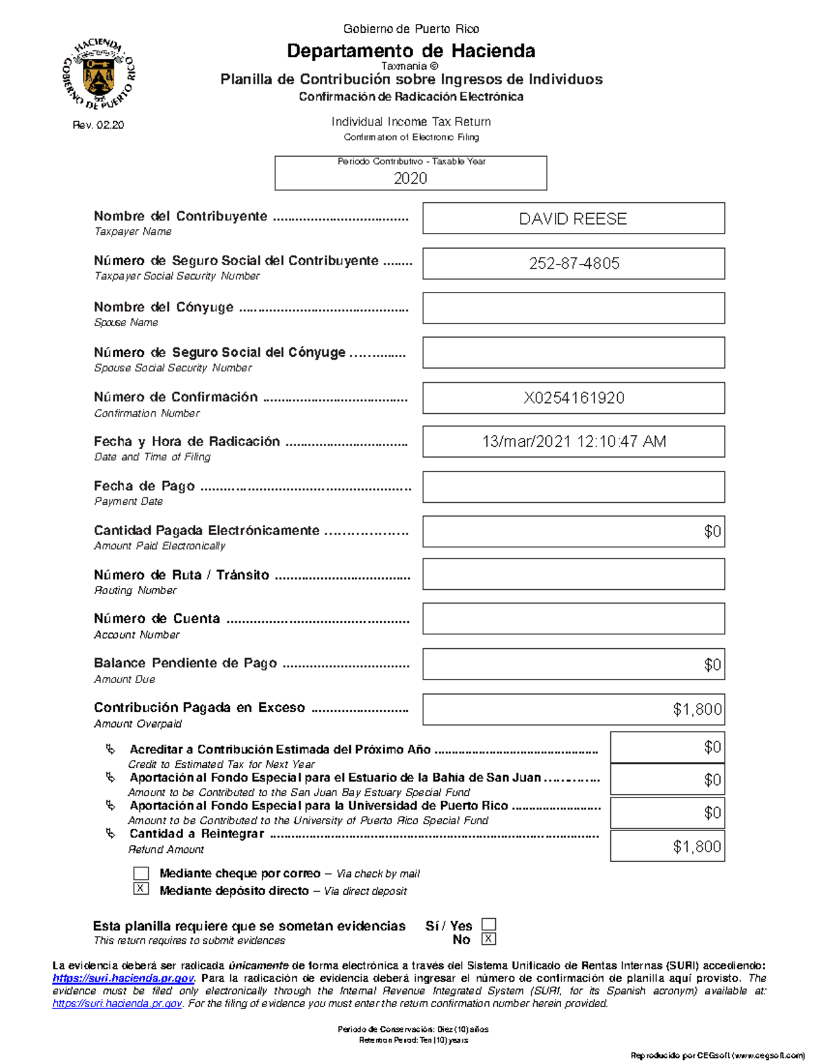 fwffewfewfwe wfefe - Rev. 02. Gobierno de Puerto Rico Departamento de ...