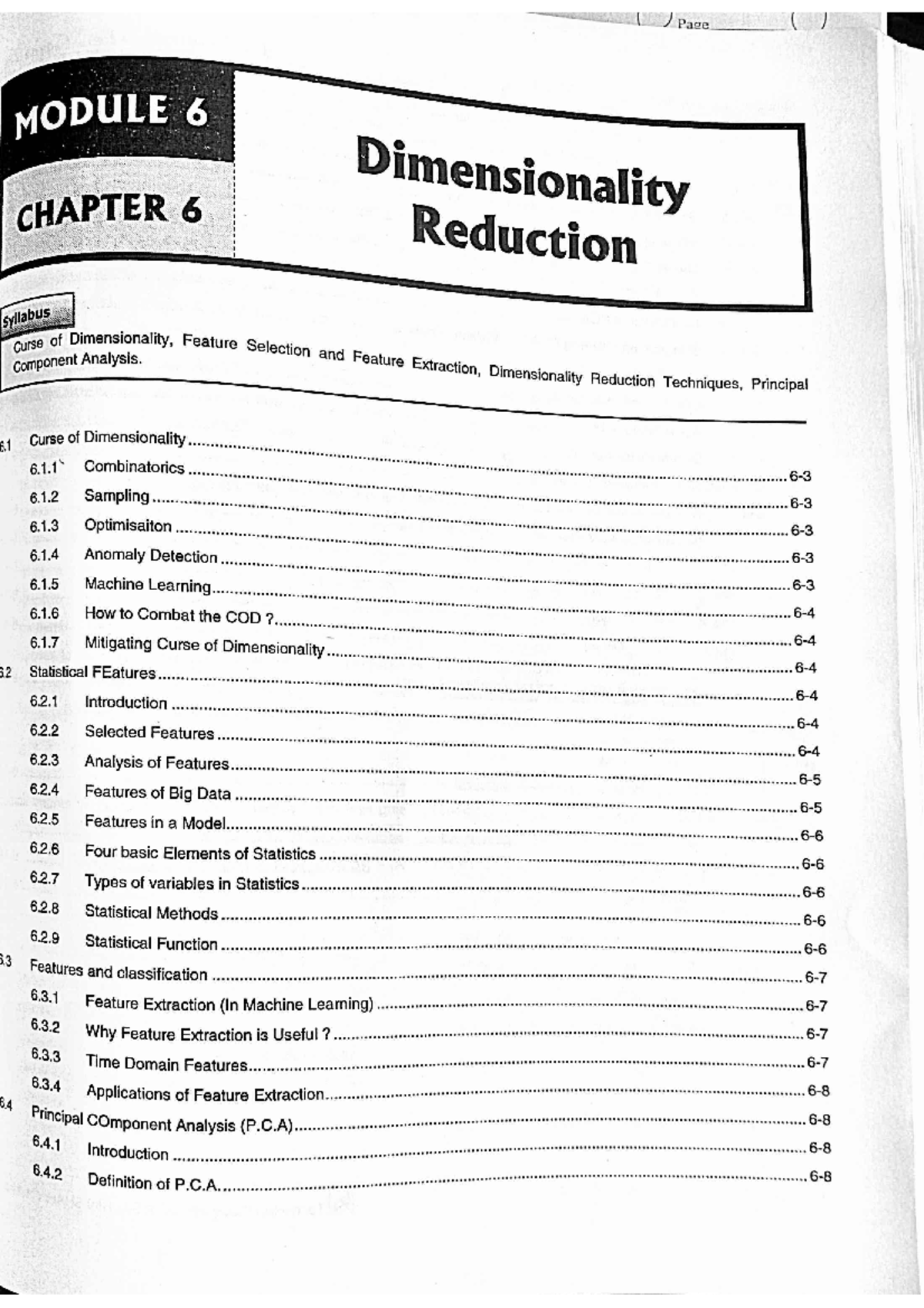 ML Chp-06 - ML CHAPTER 6 - Machine Learning - Studocu