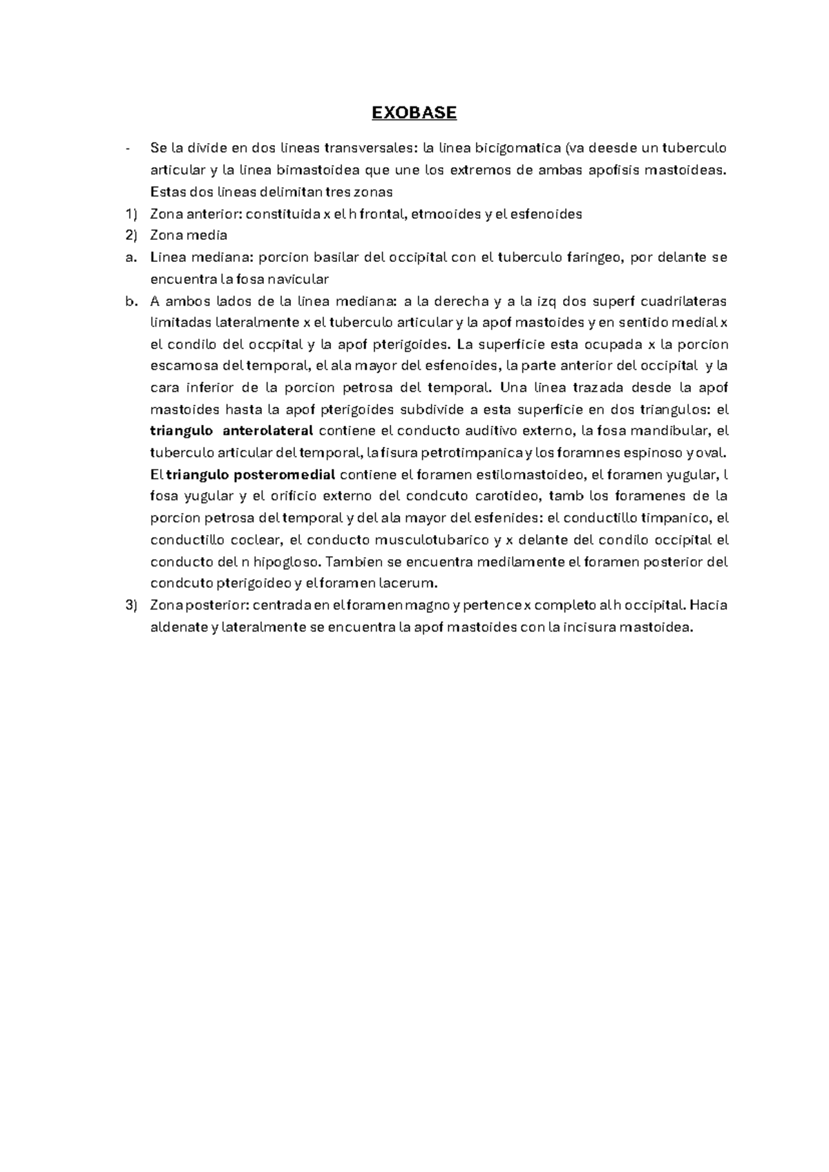 Exobase - EXOBASE Se la divide en dos lineas transversales: la linea ...