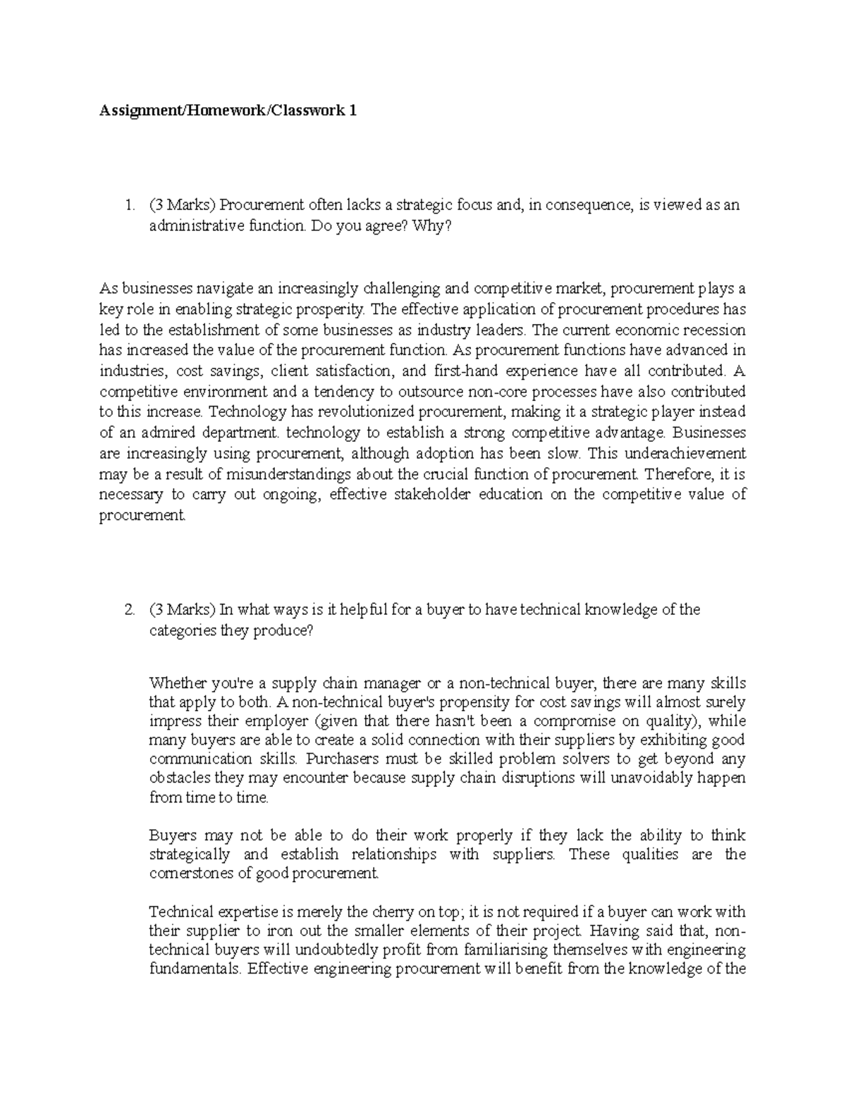 Group 14 assignment 1 - Assignment/Homework/Classwork 1 (3 Marks ...