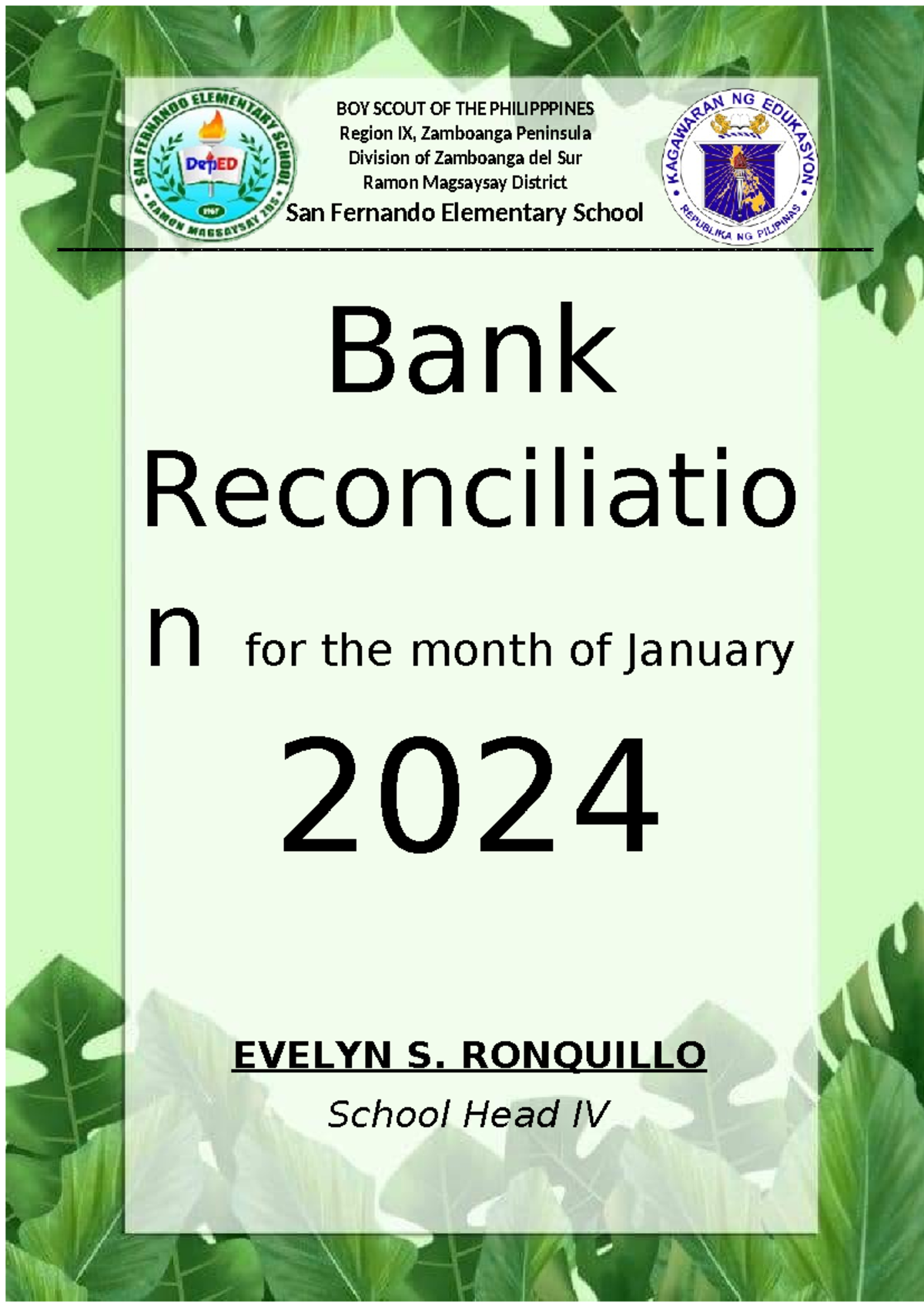 Front cover - Bsed Gensci - BOY SCOUT OF THE PHILIPPPINES Region IX ...