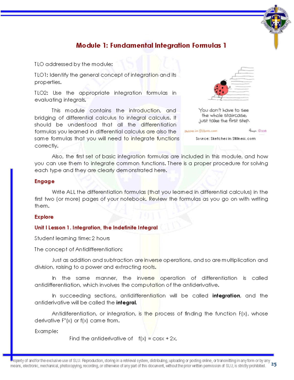 Enggmath 4 Integcalc Module 1 - Property of and for the exclusive use ...
