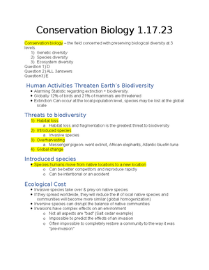 Ch 20 Phylogeny - These notes cover taxonomy. Parts of the phylogenetic ...