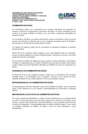 Apuntes Primer Parcial - Procesal Administrativo - DERECHO PROCESAL ...