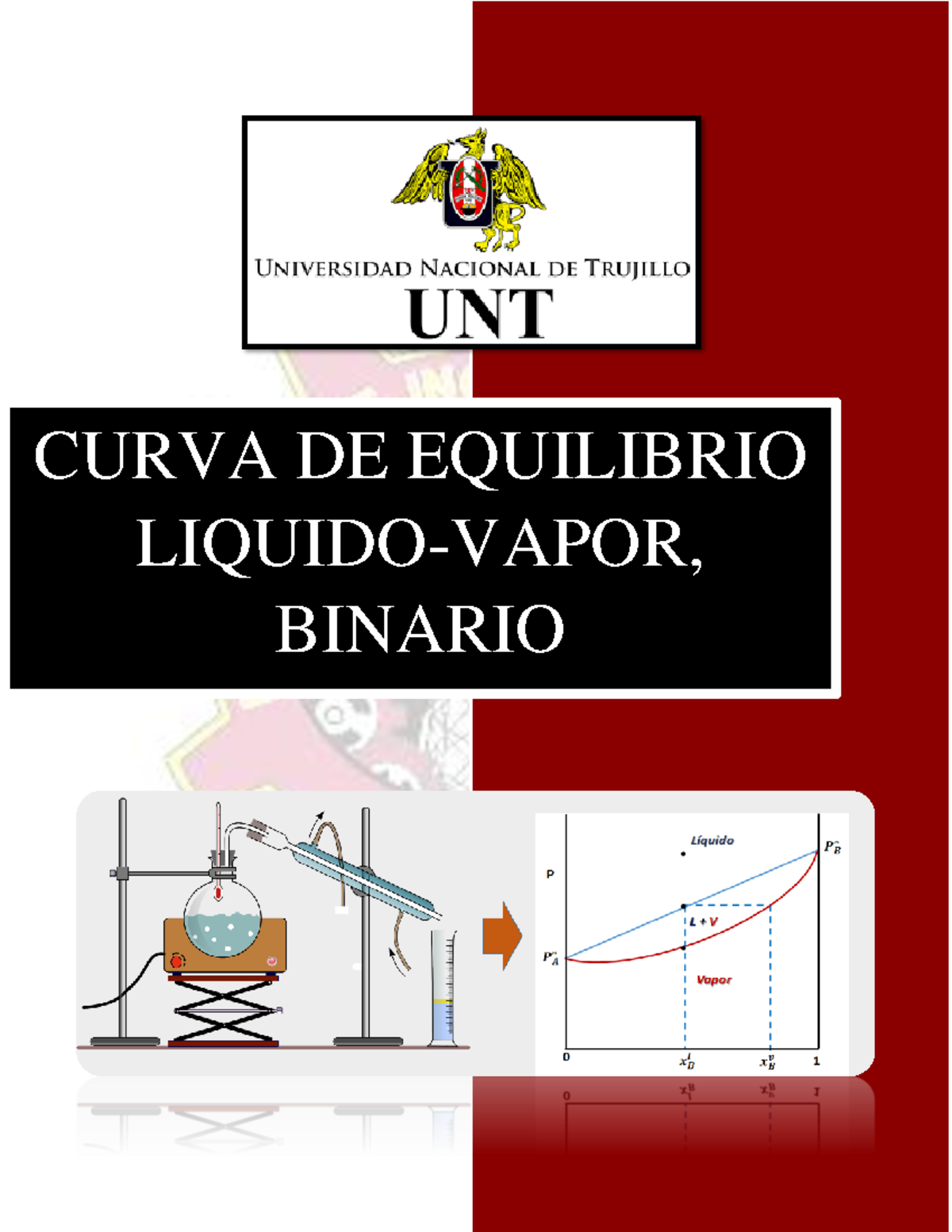 Curva DE Equilibrio Liquido- Vapor, Binario - CURVA DE EQUILIBRIO ...