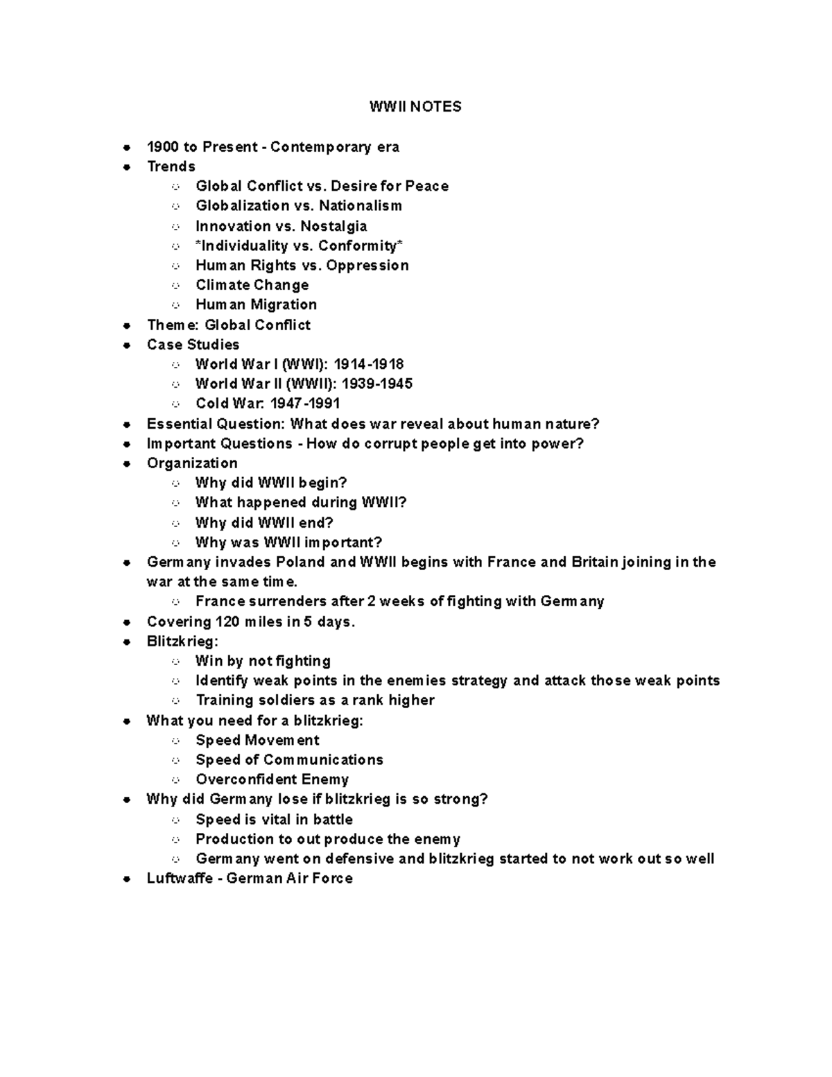 WWII - Its notes about WWII and the holocaust and whatever else - WWII ...