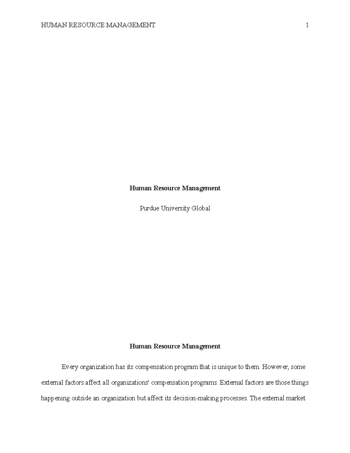 Human Resource Management #1590430342 - Human Resource Management ...