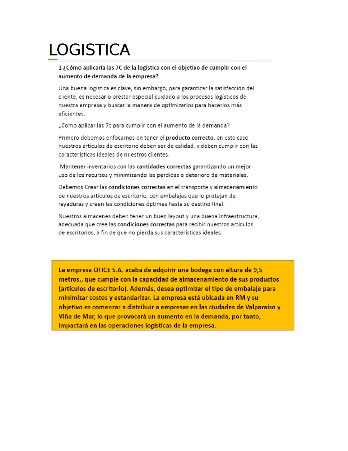 Logistica 9 - Introducción a la Logística - LOGISTICA - Studocu