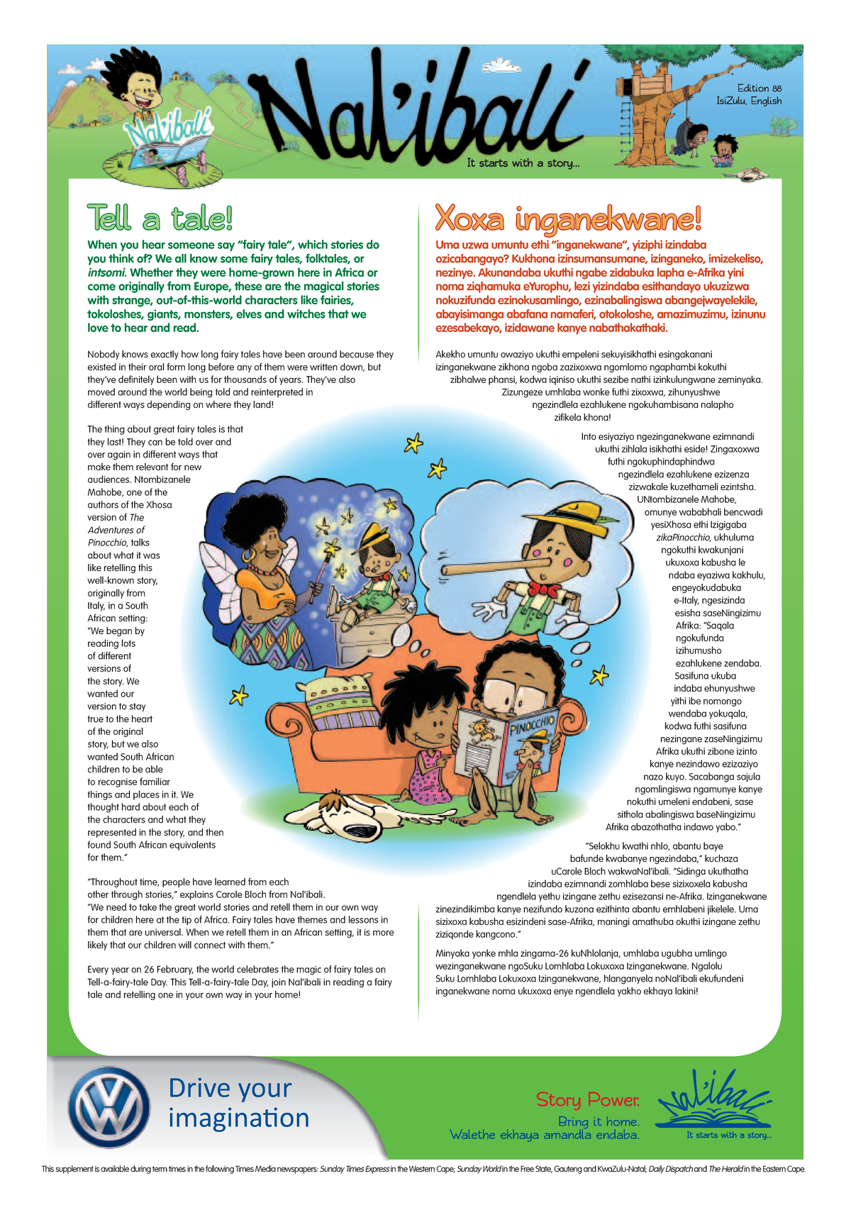 Nalibali edition 88 zulu web - Tell a tale! Xoxa inganekwane! When you ...