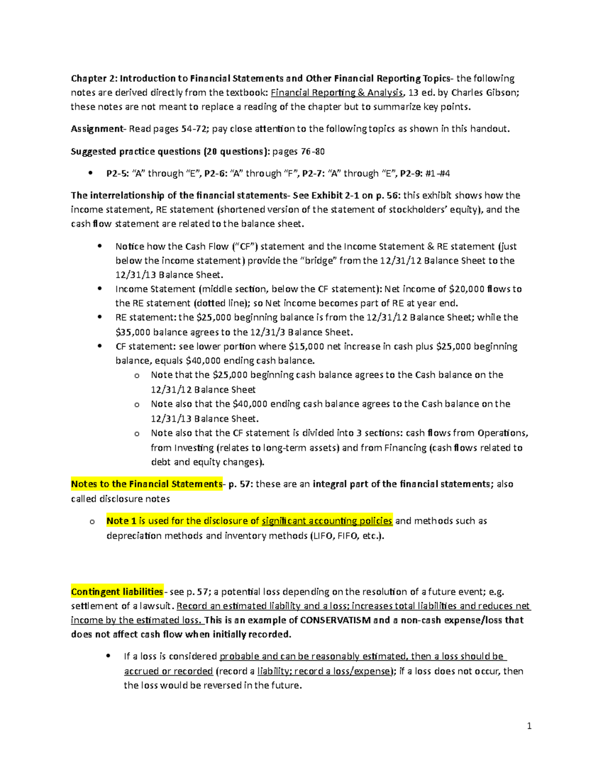 Chapter 2 - Exam 2 preparation - Chapter 2: Introduction to Financial ...