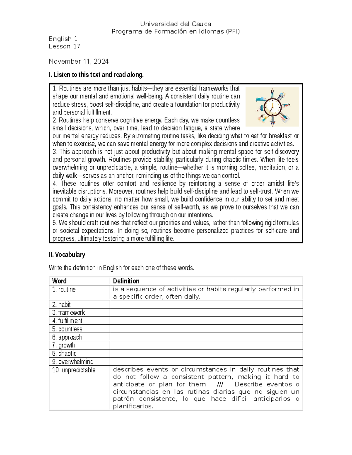 Lesson 17, answers - dazsdffhnfxmsrjfgbxvbwstw - Programa de Formación ...