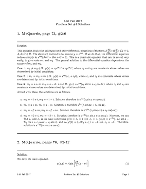 MIT5 61F17 pset3 soln - Practice - 1 5 Fall 2017 Problem Set #3 Solutions ˆ A. McQuarrie, page ...