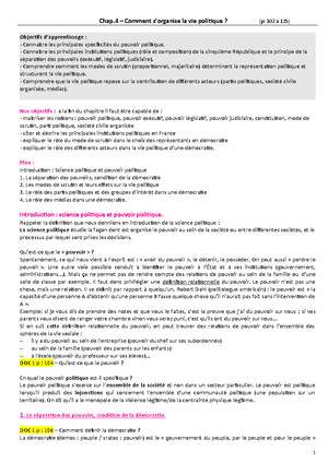 Corrigé évaluation chapitre 1 SES - Sciences économiques et sociales - Studocu