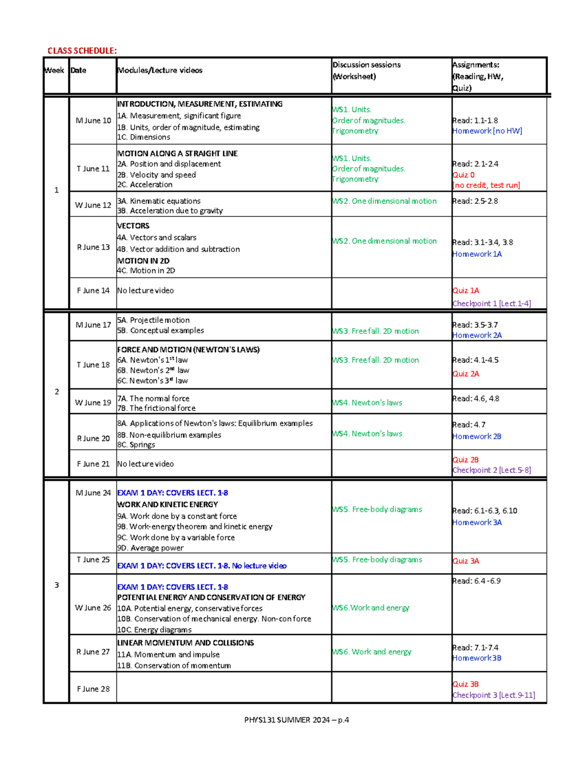 PHYS131 Summer - M June 10 INTRODUCTION, MEASUREMENT, ESTIMATING 1A ...