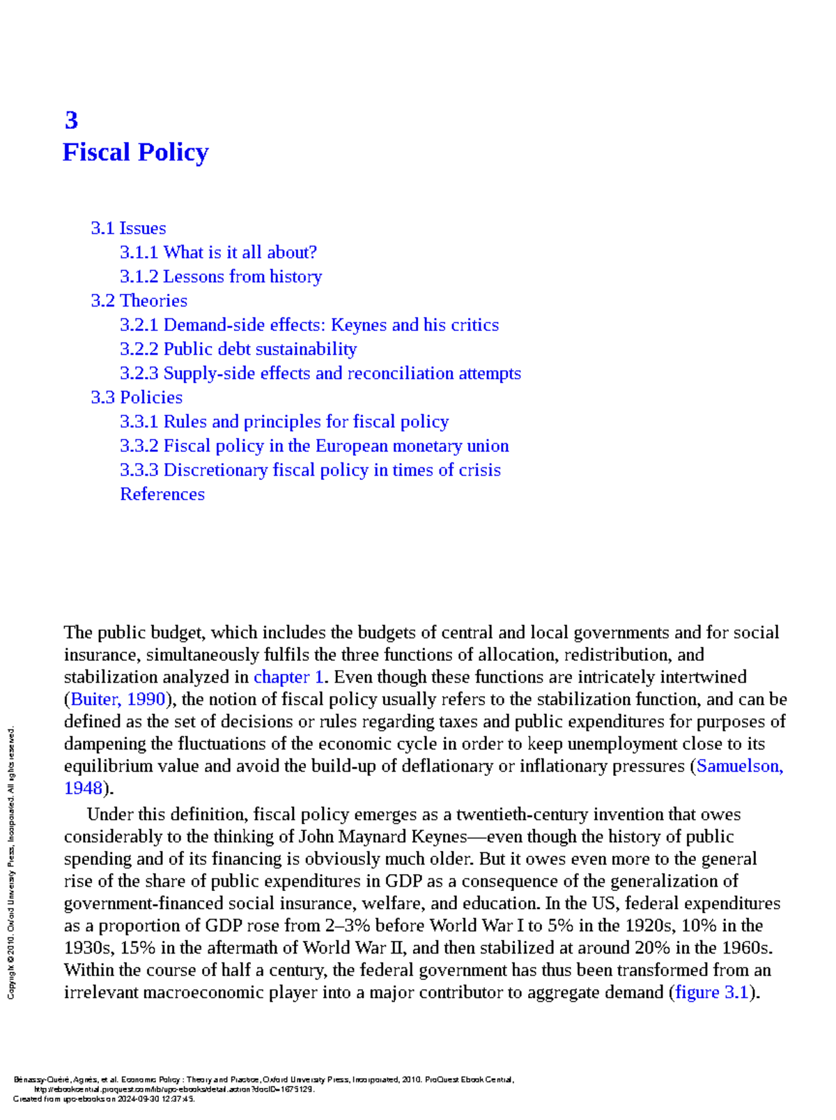 Economic Policy Theory and Practice - (3 Fiscal Policy) - 3 Fiscal ...