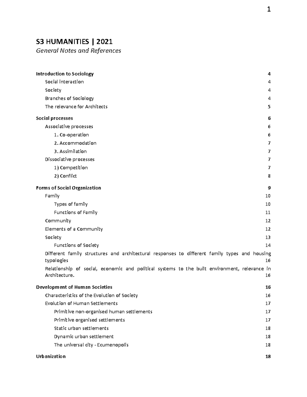 Unit wise Humanities Notes - General Notes and References S3 HUMANITIES ...