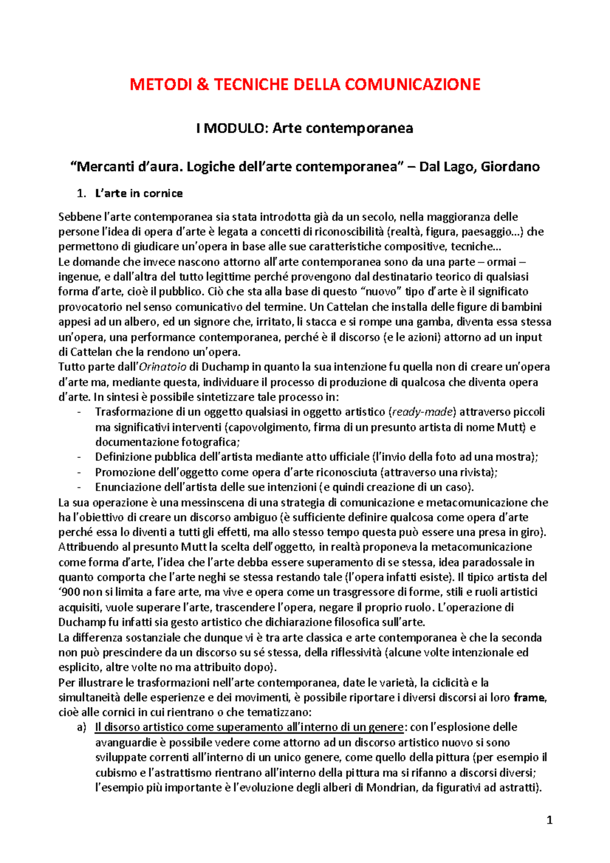 Metodi e tecniche della comunicazione - Warning: TT: undefined function: 32 Warning: TT ...