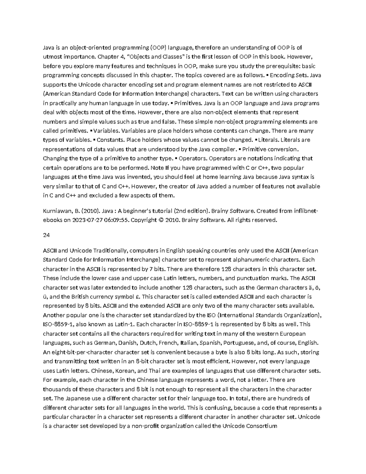 Java Introduction About Java Language Java Is An Object Oriented Programming Oop Language