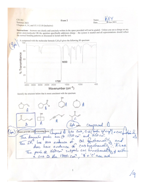 Spectroscopy Notes Orgo I - CH 201 - Studocu