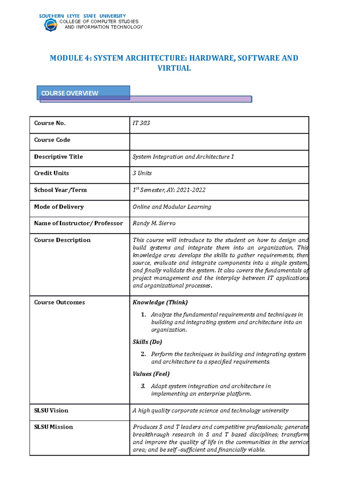 Module-4 - Living in the IT Era - COLLEGE OF COMPUTER STUDIES AND ...