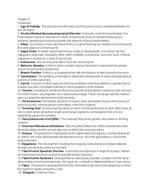 Child devleopment chapter review 1 - Chapter 1 The field of child ...