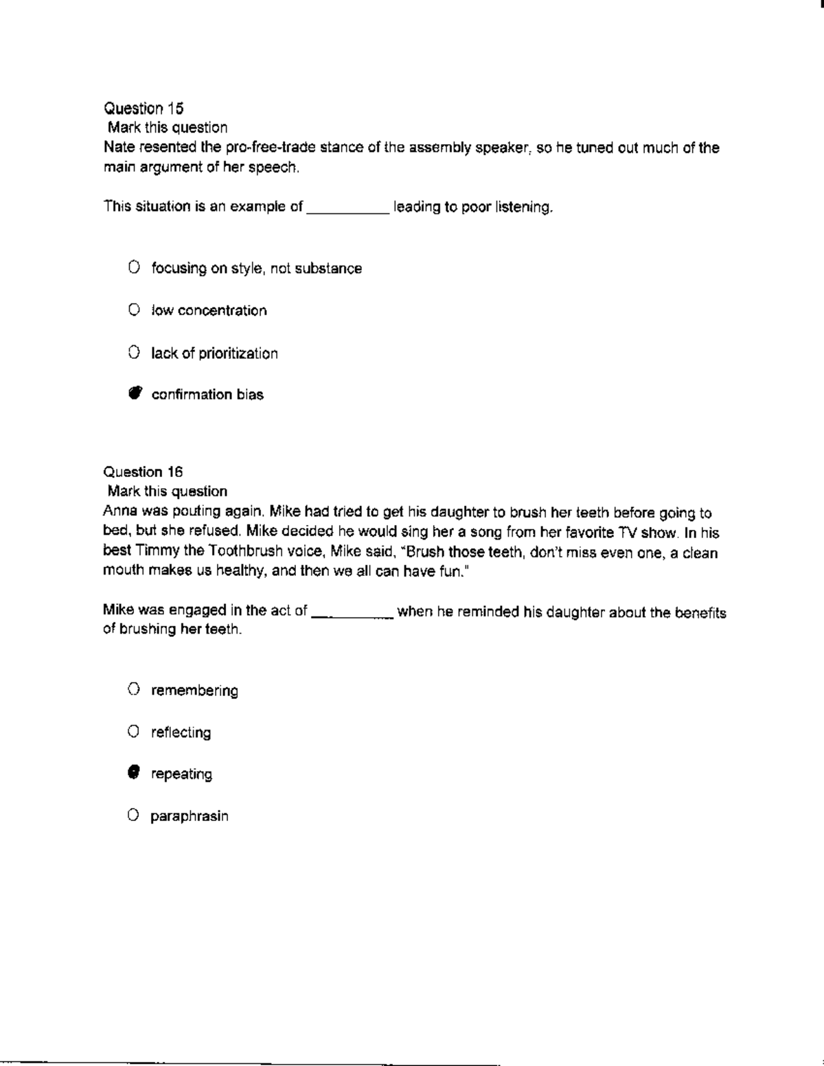Public Speaking Unit 1 TS1 - COM201 - Studocu
