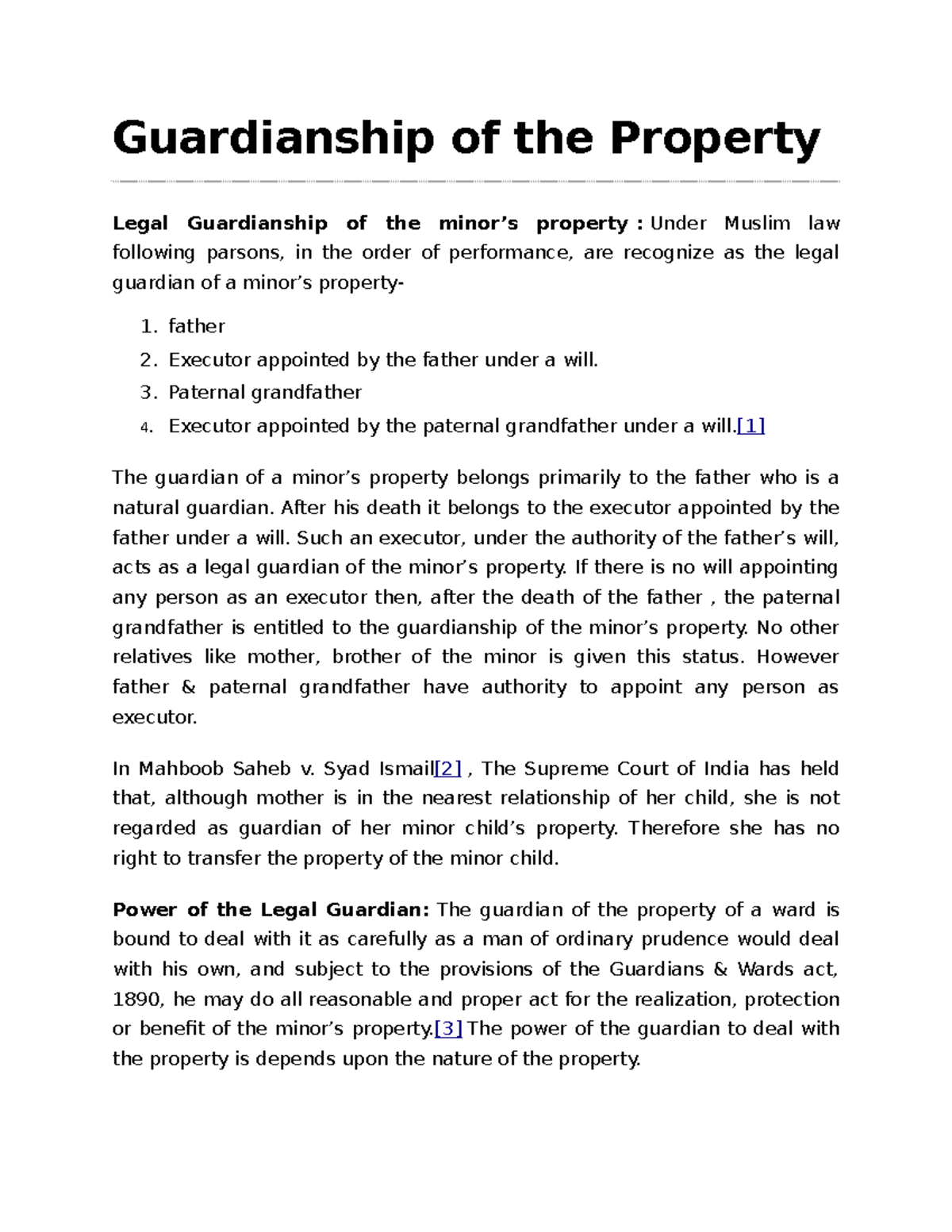 CH-5 Guardianship of the Property - Guardianship of the Property Legal ...