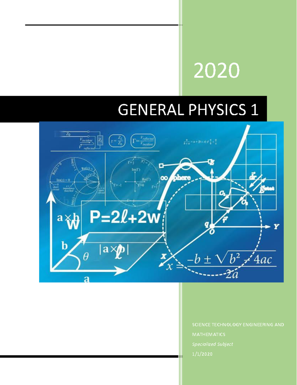 General- Physics-1Q1 - 0 2020 SCIENCE TECHNOLOGY ENGINEERING AND ...