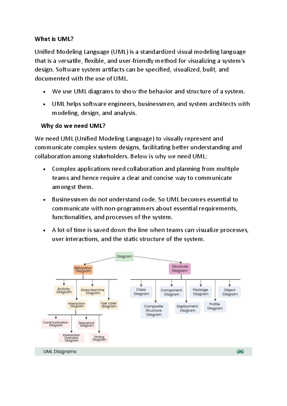 Seeee - learn from it - What is UML? Unified Modeling Language (UML) is ...