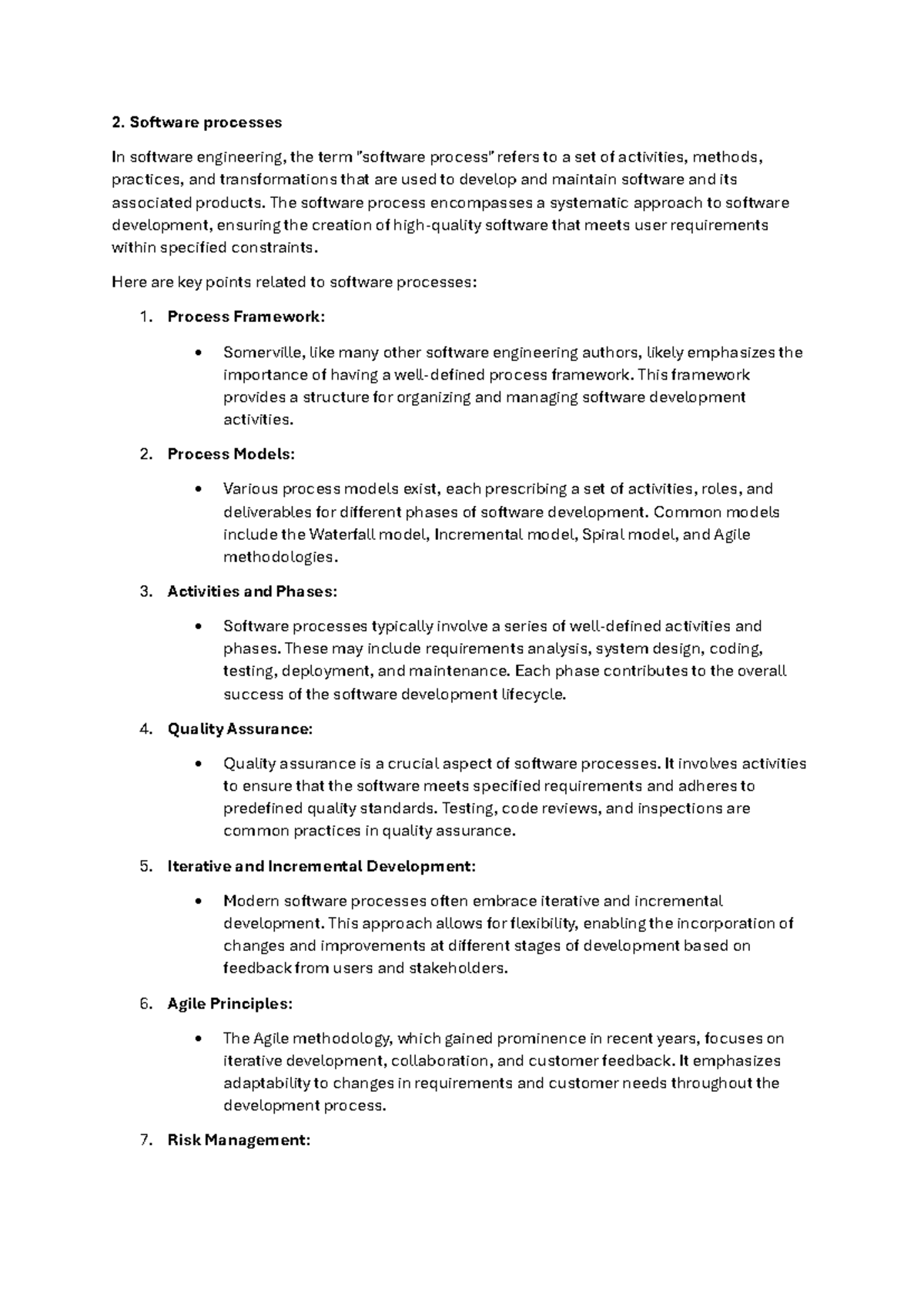 INF3705 Mu Unisa Notes - Summary Software Engineering, Global Edition ...