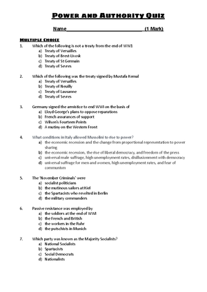 Modern History Past HSC Exam Questions and Sample Answers - Modern ...