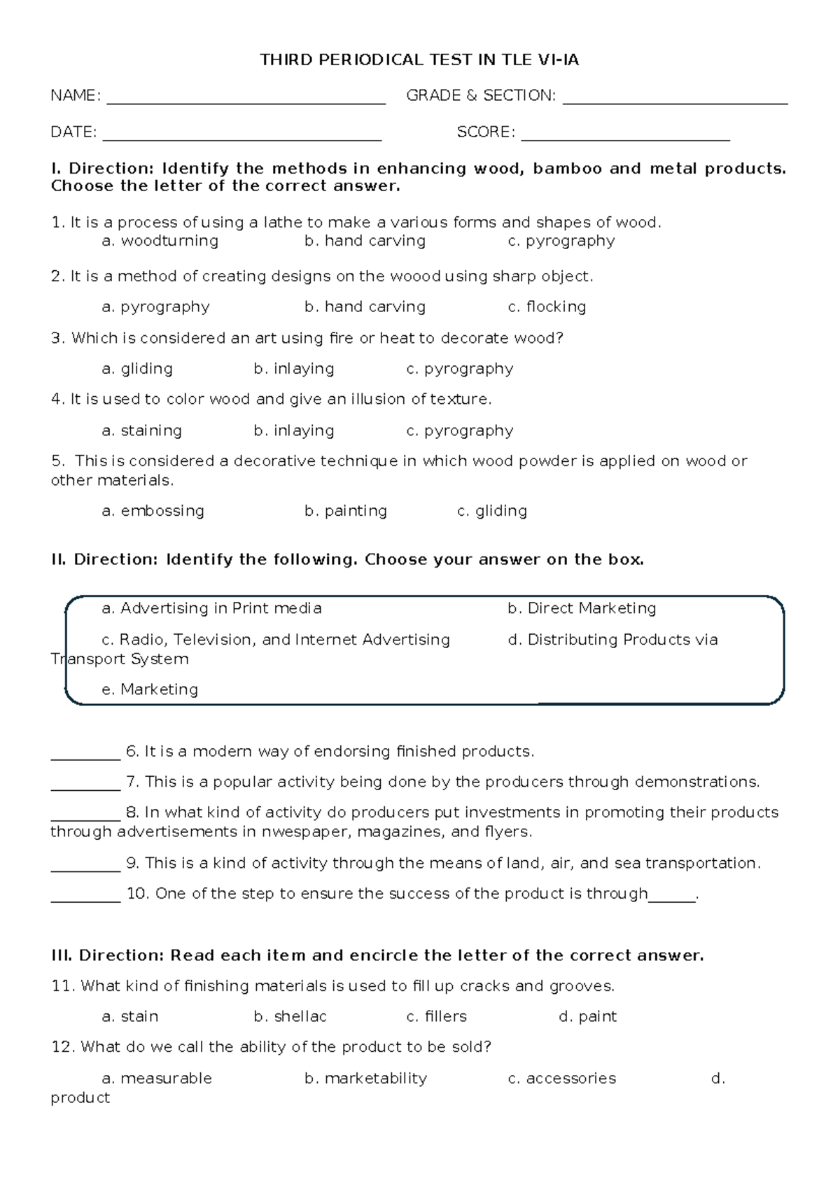 PT3 TLE VI - Currently teaching at DepEd. Teaching and creating ...